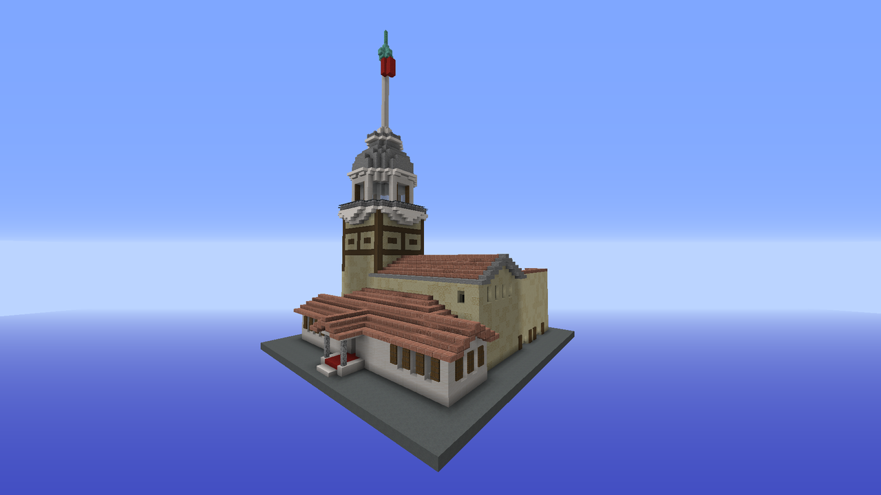 Maiden's Tower/Kız Kulesi 1:1 Scale İstanbul/Turkey Minecraft Map