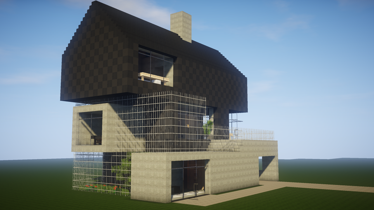 Epic Mega Barn Conversion Brutalist Box Concept - 2:1 Modern House ...