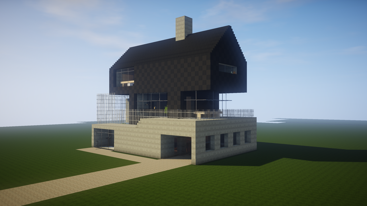 Epic Mega Barn Conversion Brutalist Box Concept - 2:1 Modern House ...