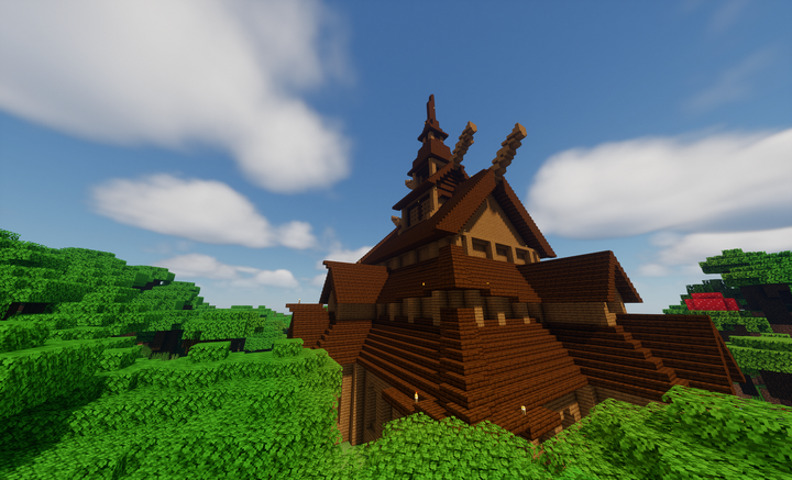 Borgund Stave Church Minecraft Map