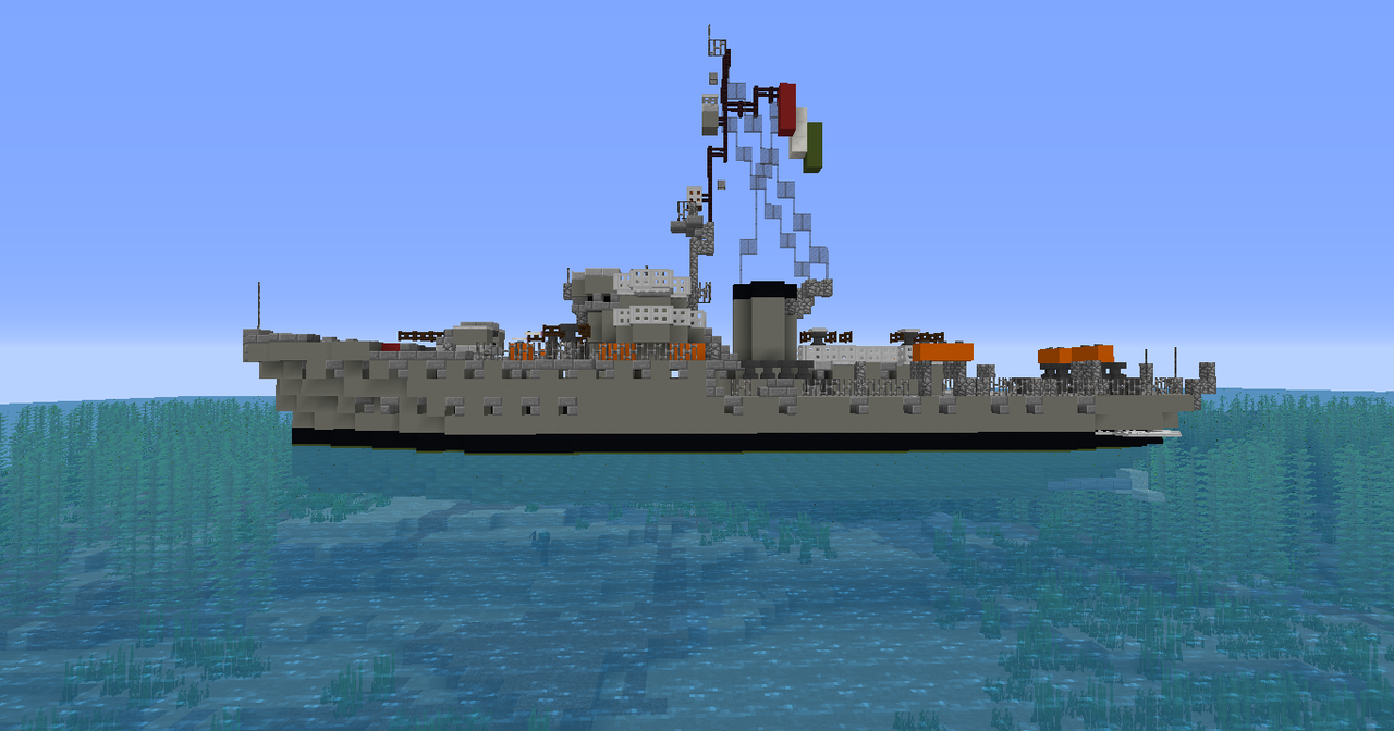 Gabbiano class corvette Minecraft Map