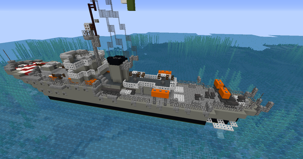Gabbiano class corvette Minecraft Map
