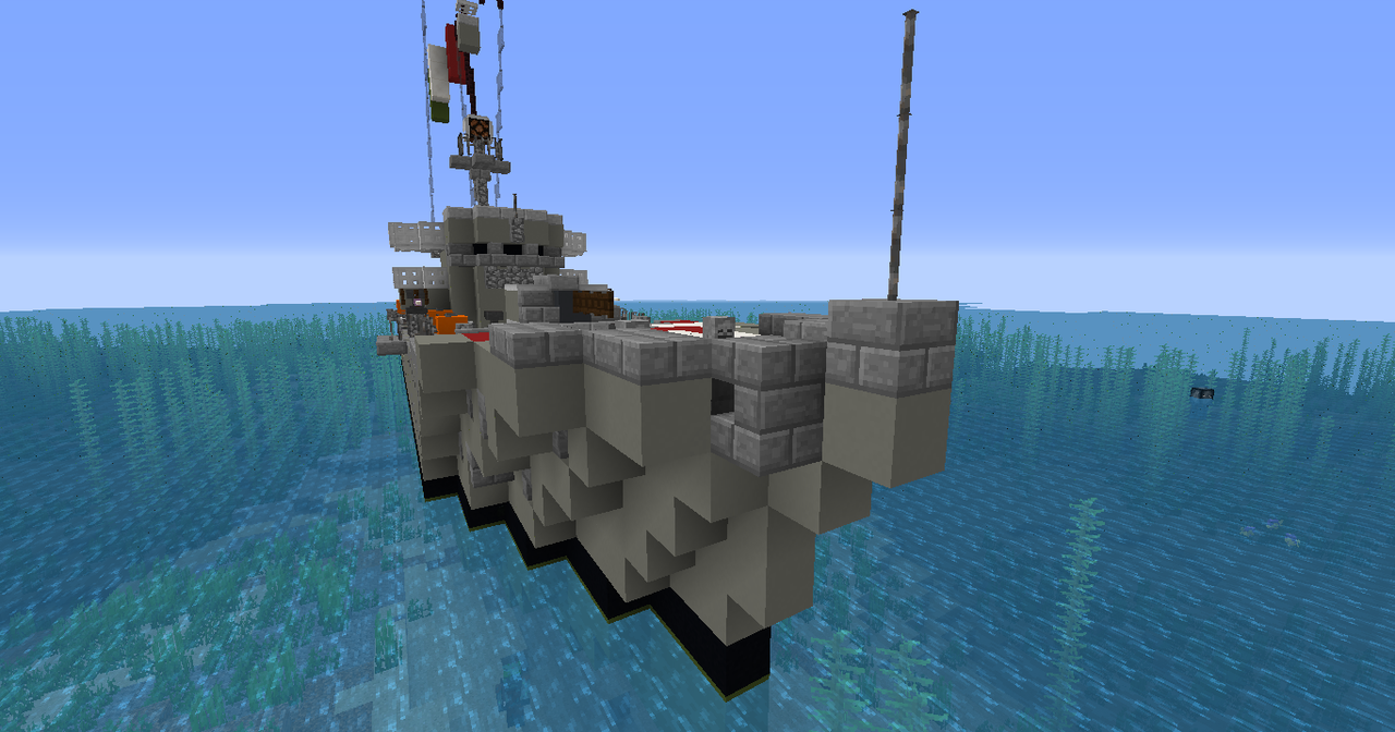 Gabbiano class corvette Minecraft Map