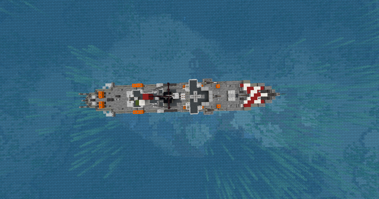 Gabbiano class corvette Minecraft Map