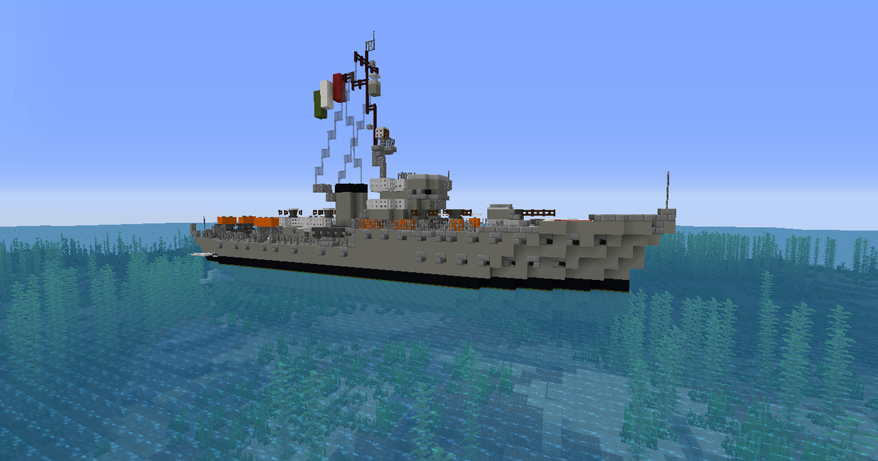Gabbiano class corvette Minecraft Map