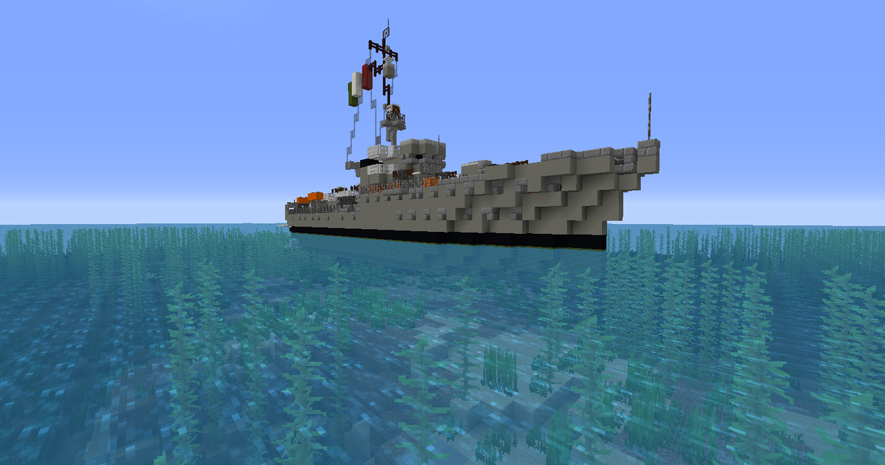 Gabbiano class corvette Minecraft Map