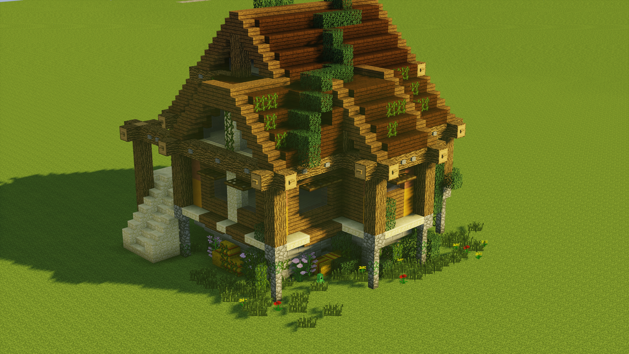 Rural Buildings Bundle : 7 Buildings | Schematic Minecraft Map