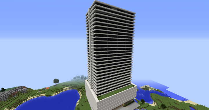 Building - Eclipse Tower GTA V ★★★★★ With Interior and Garage - AlexGamer852 Minecraft Map