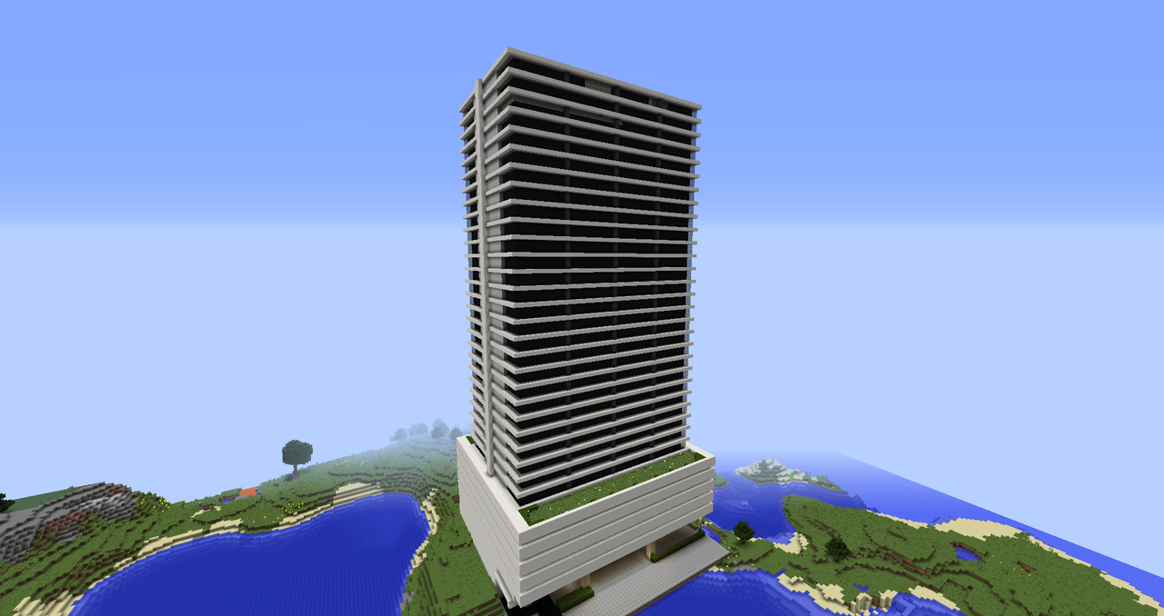 Building - Eclipse Tower GTA V ★★★★★ With Interior and Garage - AlexGamer852 Minecraft Map