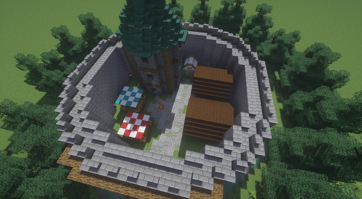 Circular Village Minecraft Map