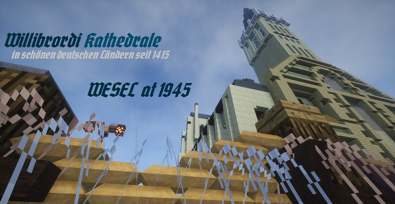 World War II at Wesel 1945 Minecraft Map