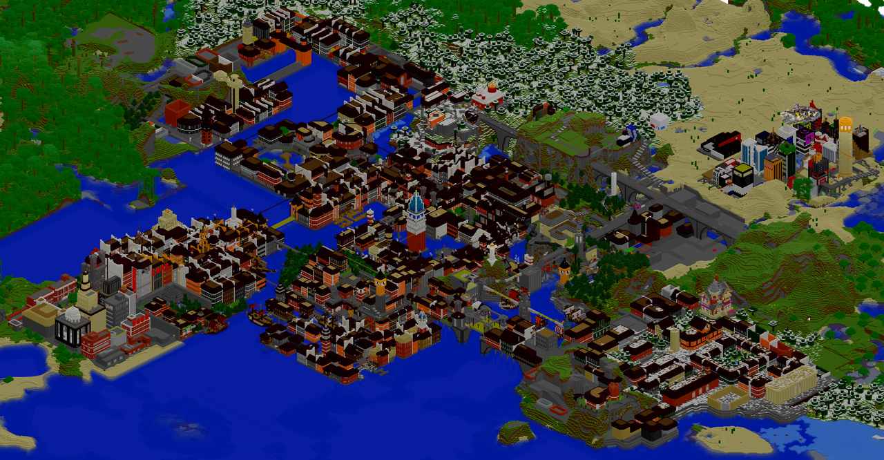 Shiro's city Minecraft Map