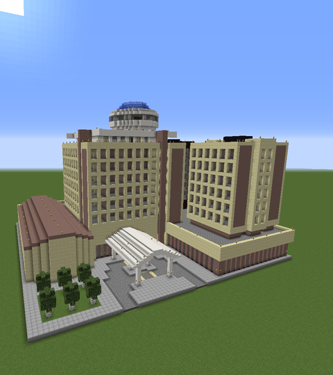 Atlanta Hyatt Regency (1/2 scale) Minecraft Map