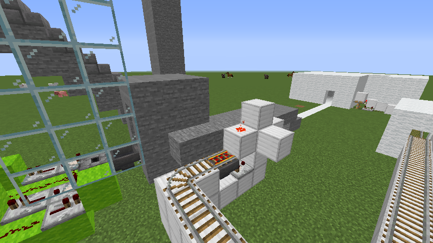 item elevator + item carrier Minecraft Map