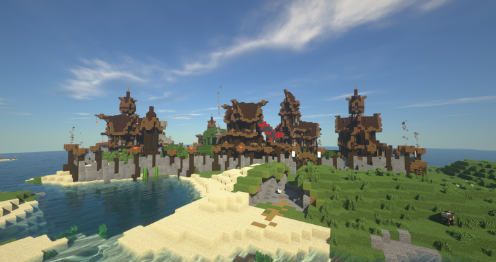 Cordington Hamlet |70%| Rustic Medieval | 1.15.2 | Minecraft Map