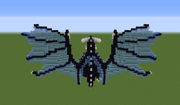 Small Blue floating dragon Minecraft Map