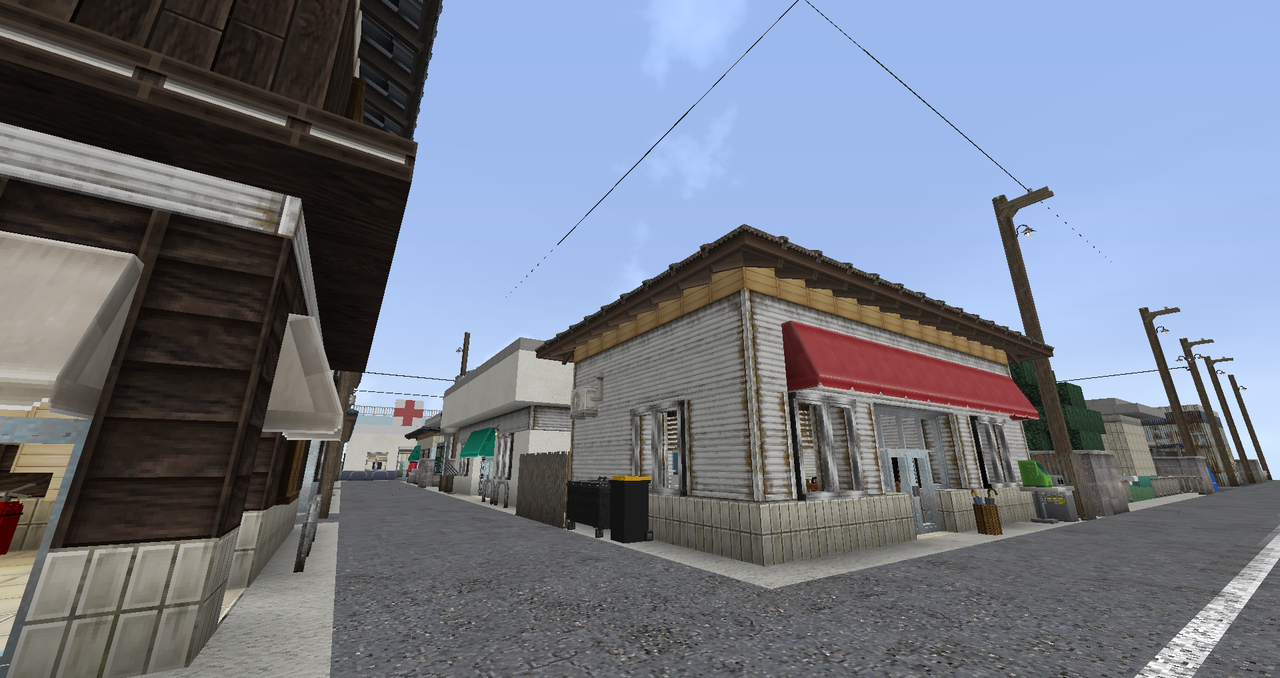 Small town building map Minecraft Map
