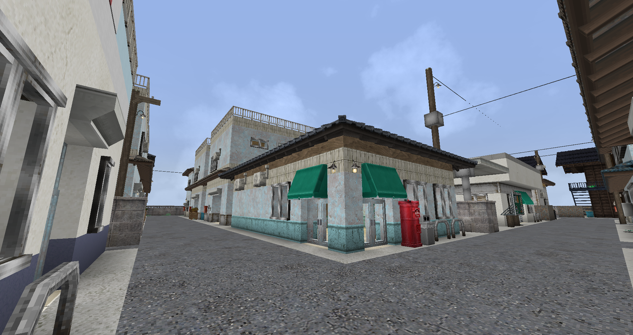 Small town building map Minecraft Map