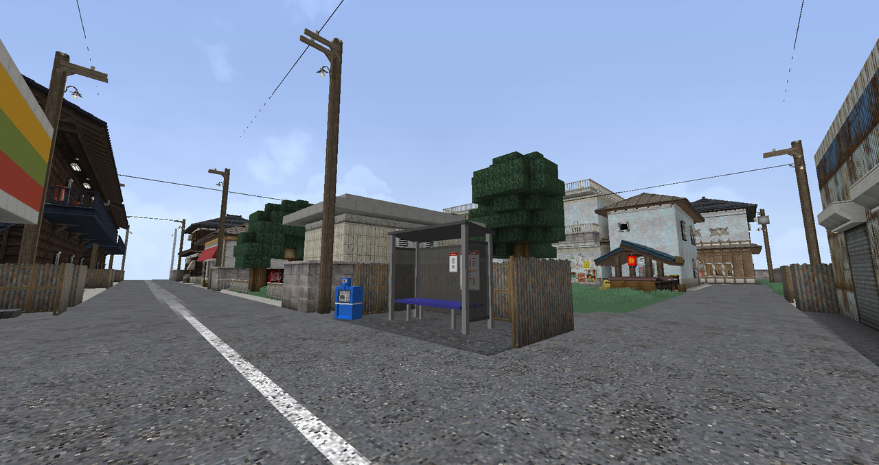 Small town building map Minecraft Map