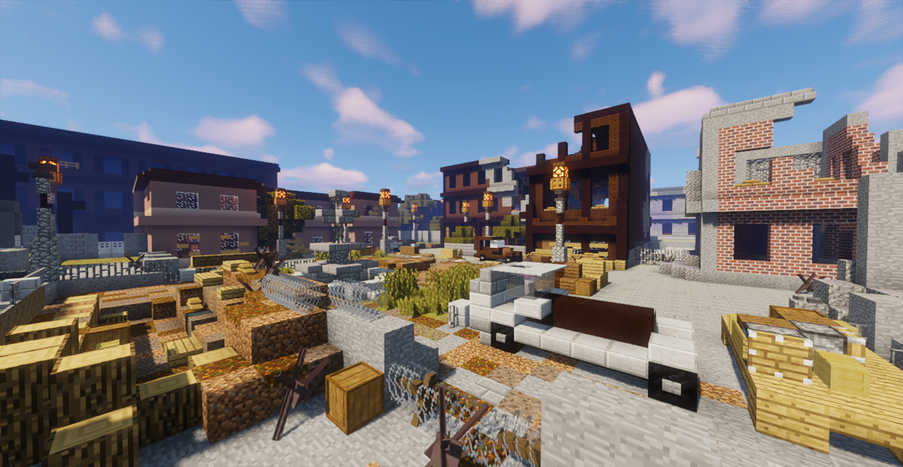 World War II at Wesel 1945 Minecraft Map