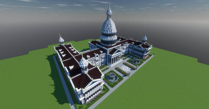 United Biomes State Capitol (With Interior) Minecraft Map