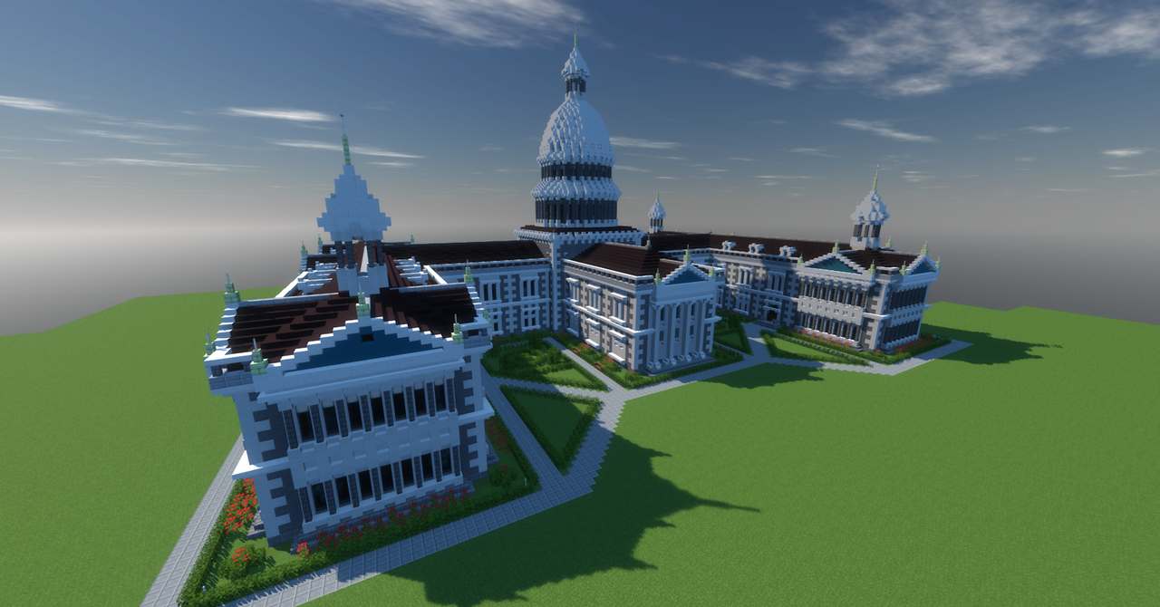 United Biomes State Capitol (With Interior) Minecraft Map