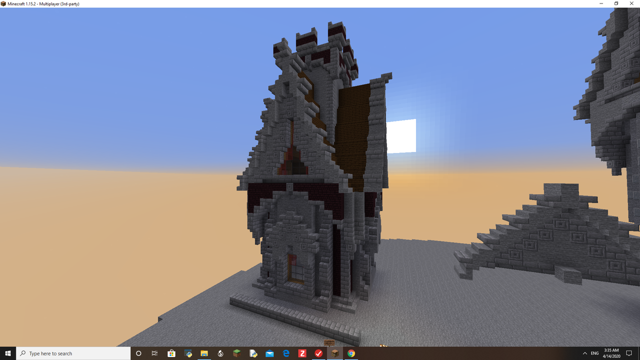 The Dragon Pit - Floating Island Spawn build. The Dragon Pit! Minecraft Map