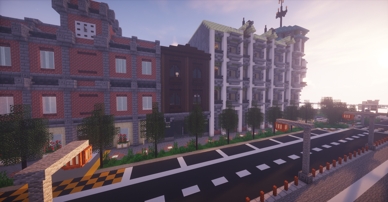 Nystad City - Modern Minecraft City project [1.2] Minecraft Map