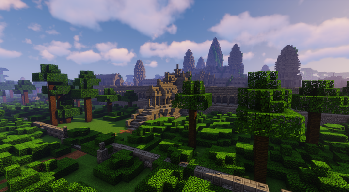 Angkor Wat Minecraft Map