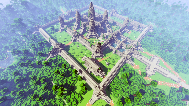 Angkor Wat Minecraft Map