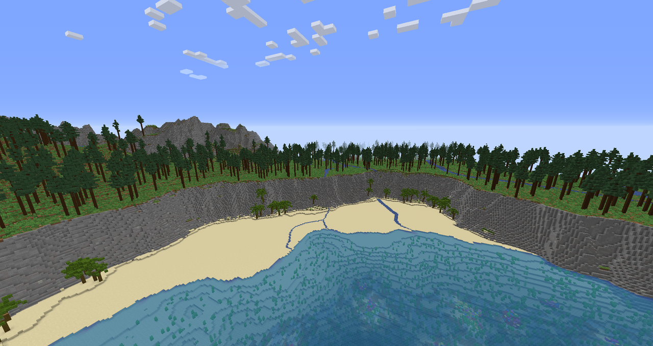 Relief Realms World Map Minecraft Map