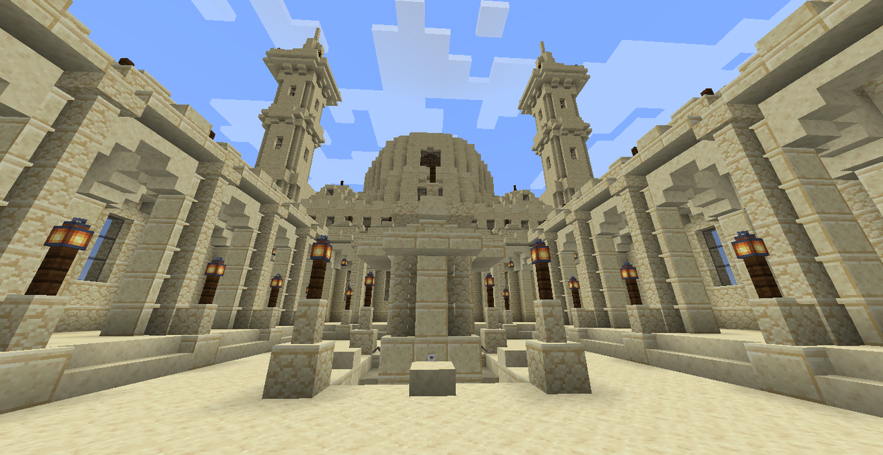 The White Crescent (Ramadan Mosque) Minecraft Map
