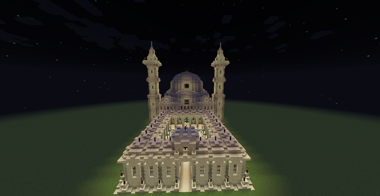 The White Crescent (Ramadan Mosque) Minecraft Map