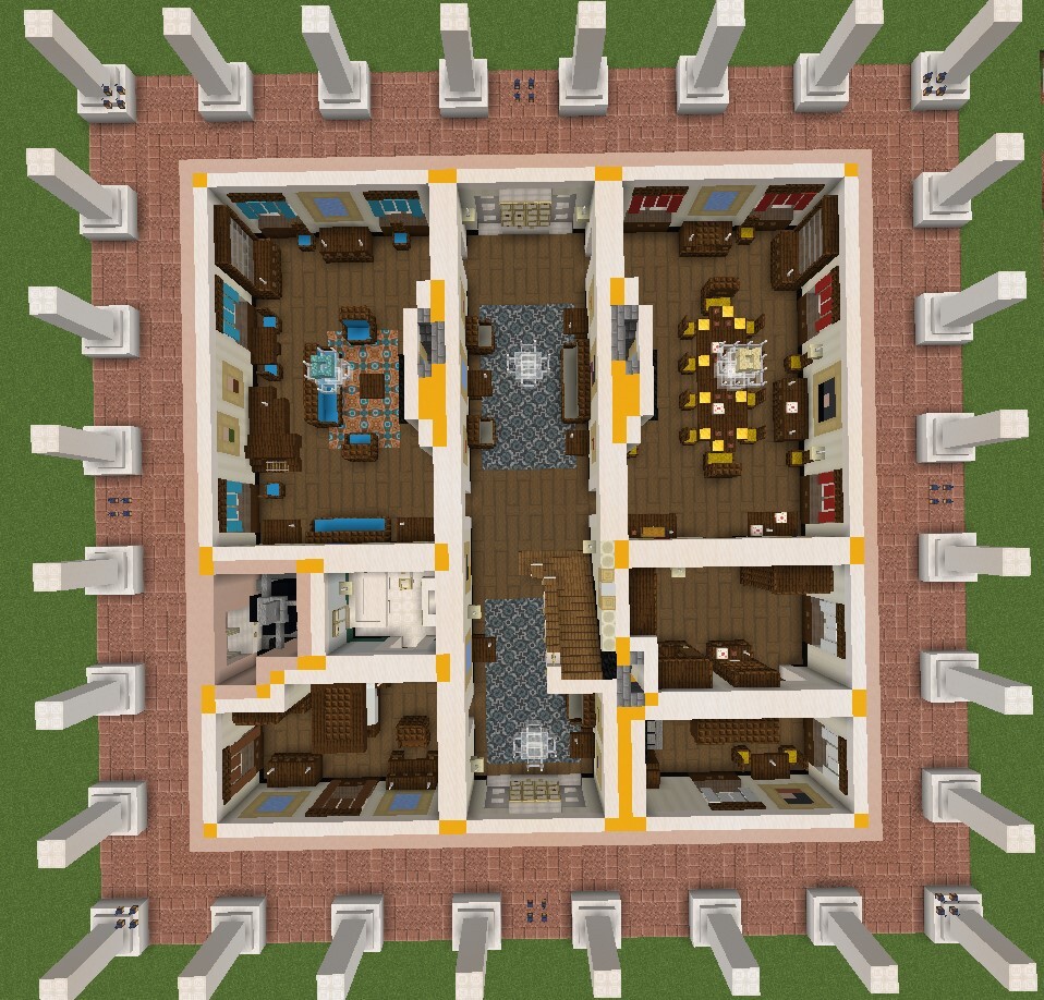 Oak Alley Plantation House Minecraft Map