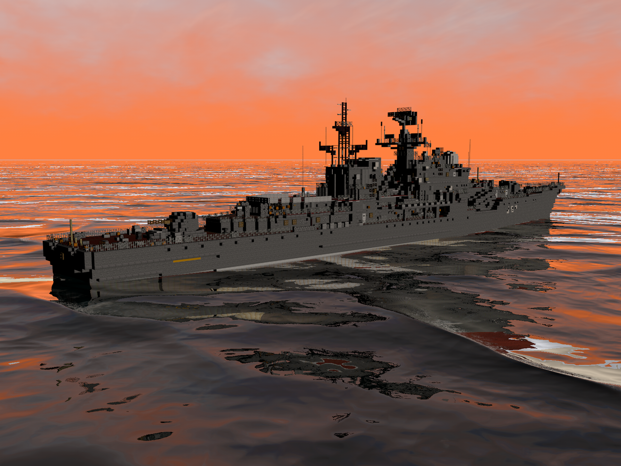 Sovremenny (Project-956 Sarych) Class Guided Missile Destroyer (1:1 ...