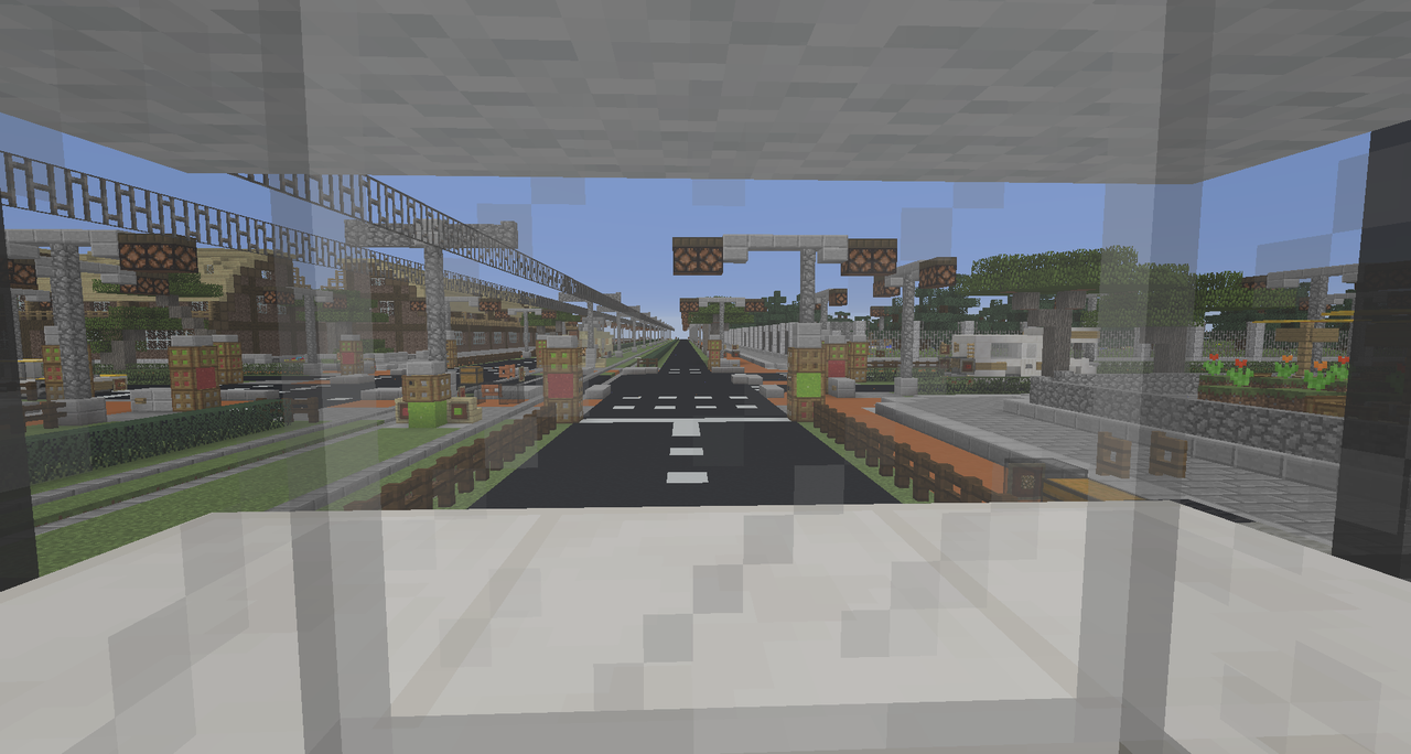 Street intersection - traffic lights Minecraft Map