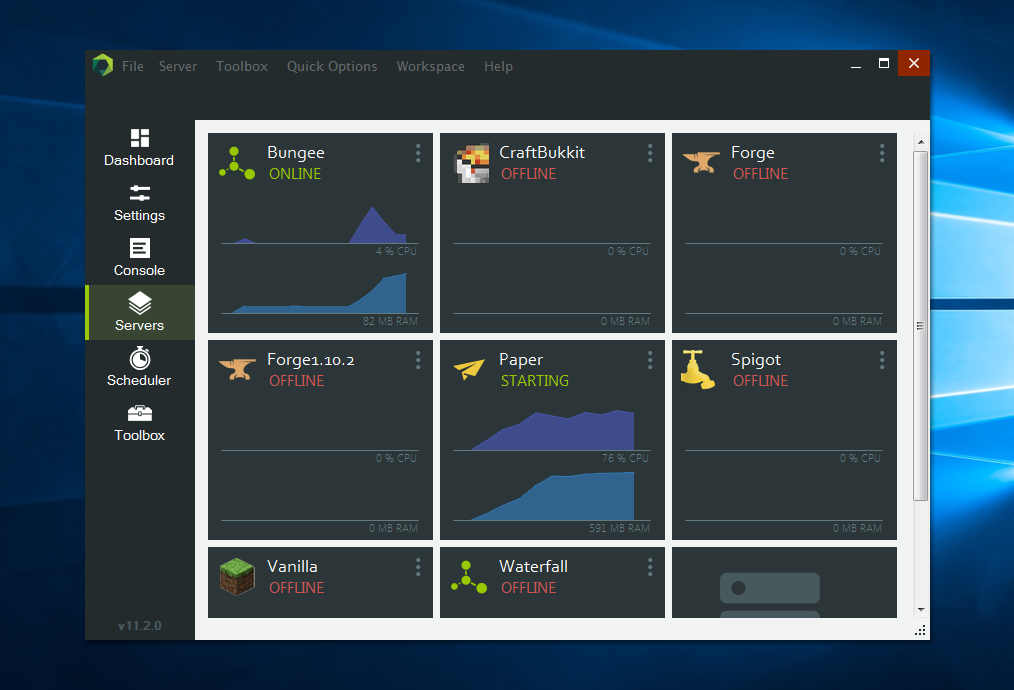 MC Server Soft // Server Manager for Windows Minecraft Mod