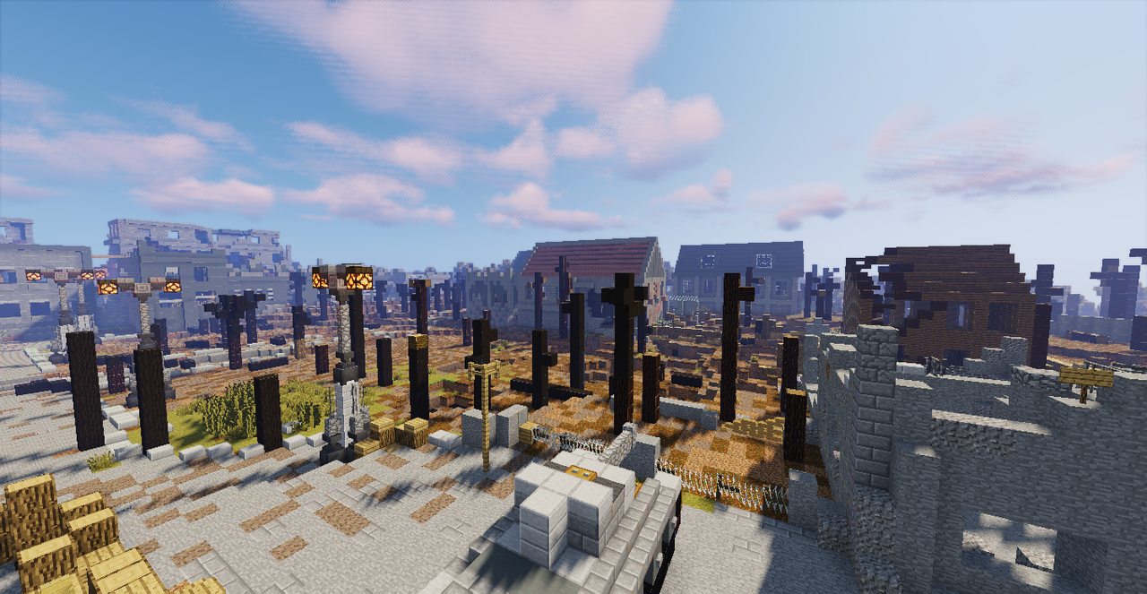 World War II at Wesel 1945 Minecraft Map