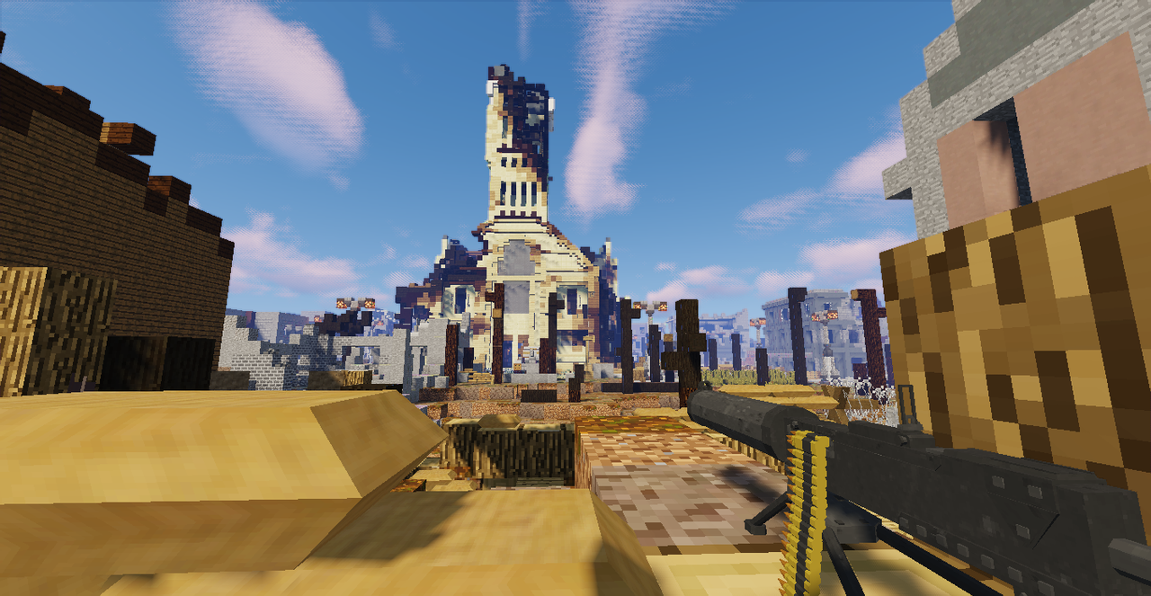 World War II at Wesel 1945 Minecraft Map