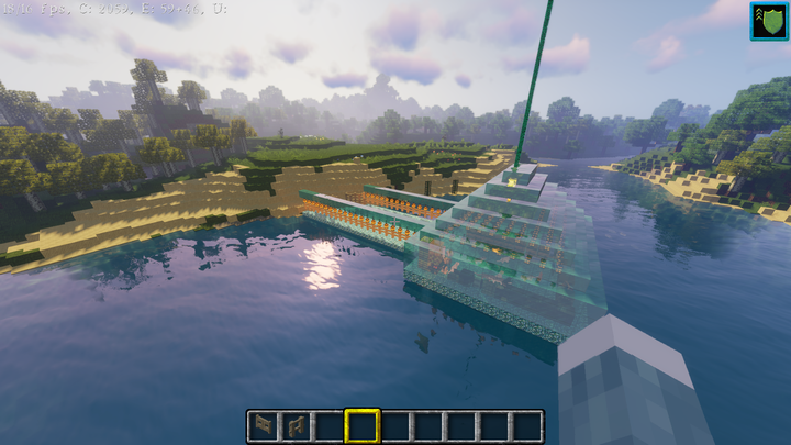 ocean house Minecraft Map