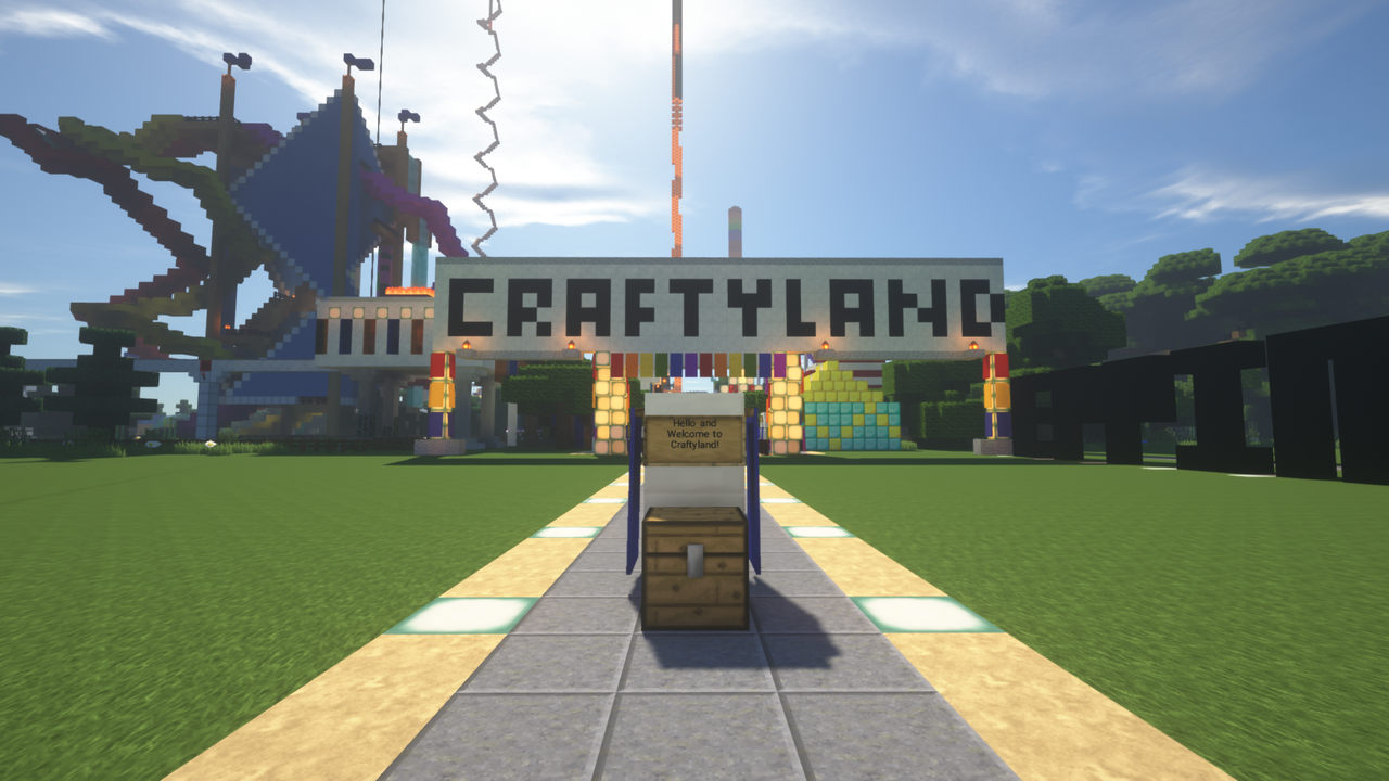 Craftyland - A Minecraft Theme Park Minecraft Map