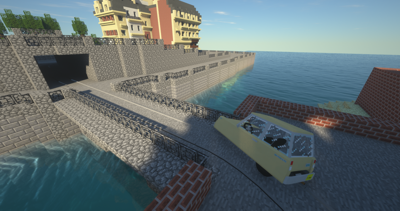 Un petit morceaux d'Haussmannien Minecraft Map