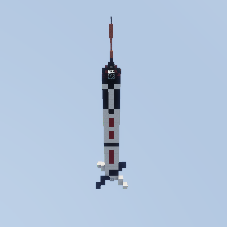 Mercury-Redstone Launch Vehicle Minecraft Map