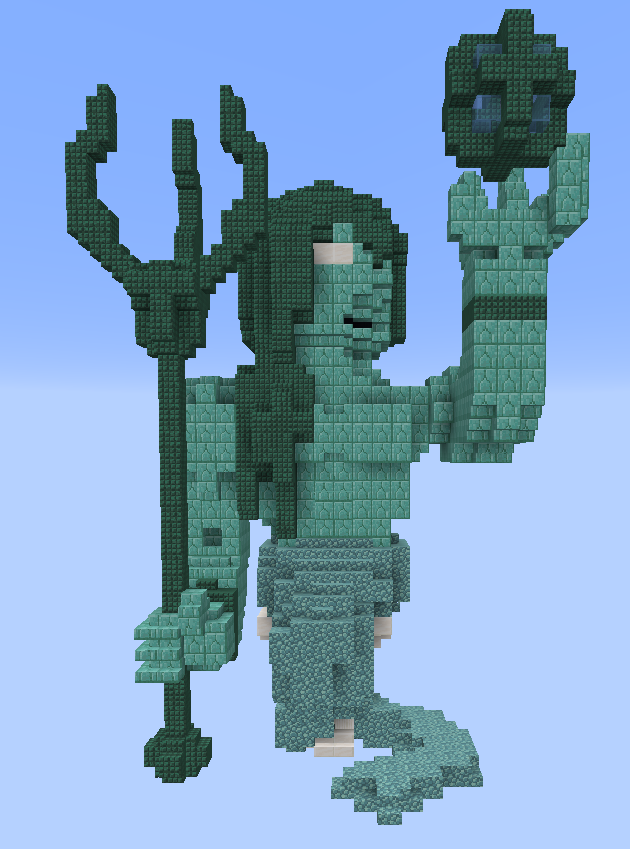Porseidon Statue Minecraft Map