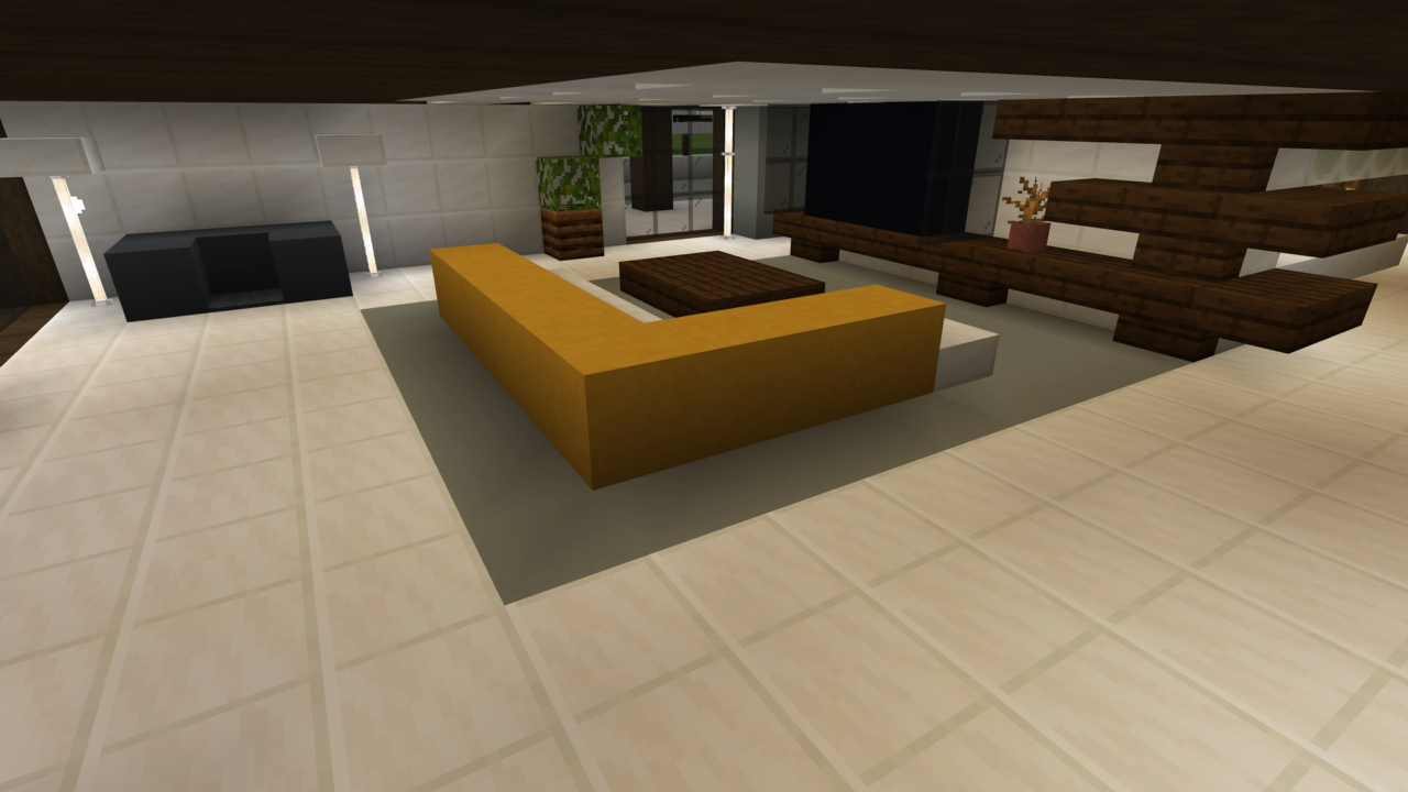 Small Futuristic House Minecraft Map