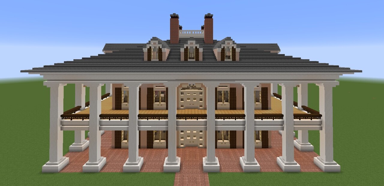 Oak Alley Plantation House Minecraft Map