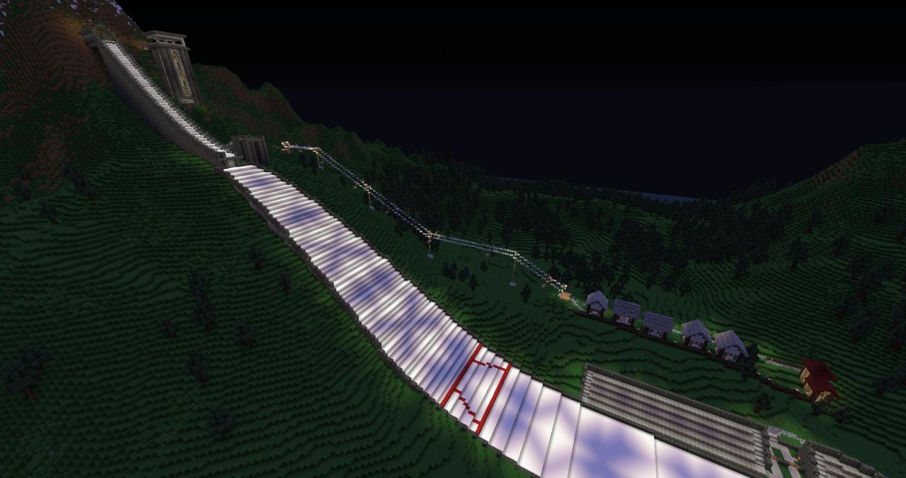 Ski Jump Minecraft Map