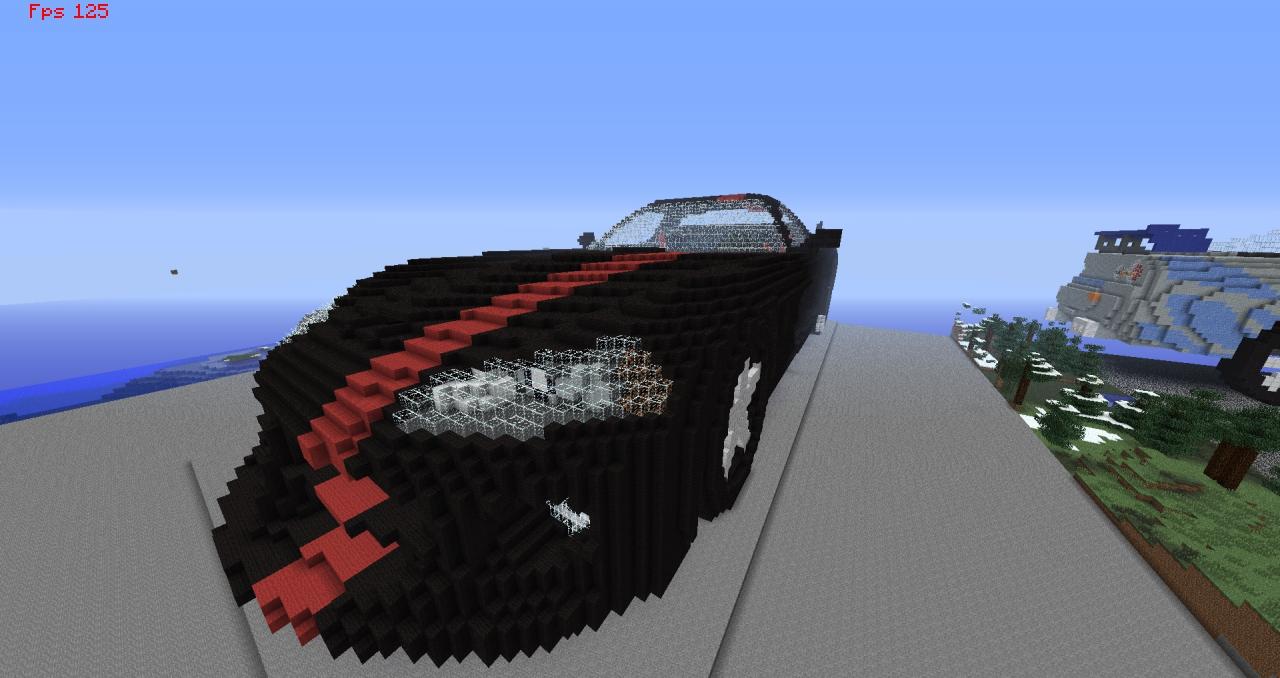 Huge 3D Car Show (15 cars done) Minecraft Map