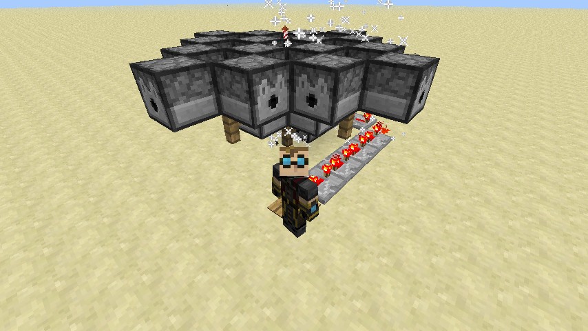 The Best Firework Rocket Launcher | Minecraft Minecraft Map