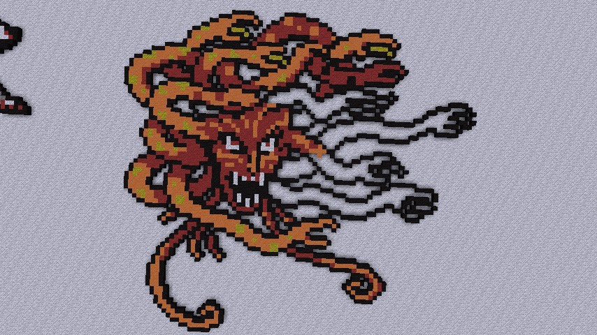 Medusa - Final Fantasy 3 Boss Minecraft Map